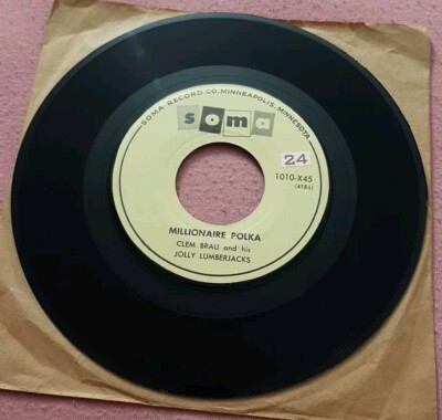 Clem Brau and His Jolly Lumberjacks 45 More Beer Polka / Millionaire ...