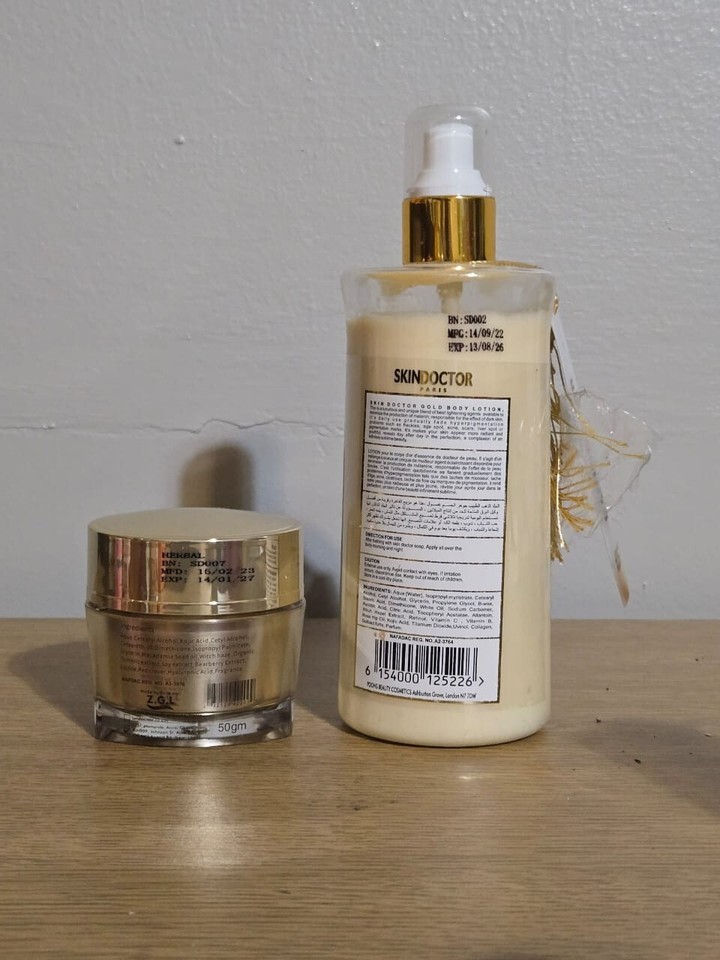 Skin Doctor Gold whitening Lotion And Face Cream | eBay