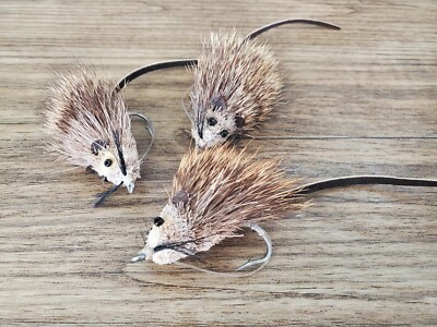 Mouse Fly, Deer Hair Mouse Fly, Floating Deer Hair Mouse, Bass Popper ...