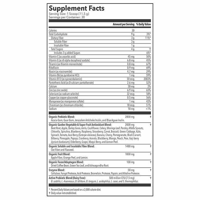 Terra Kai USDA Organic Juce Super Fruit & Veggie Powder, 12.2 Ounces | eBay