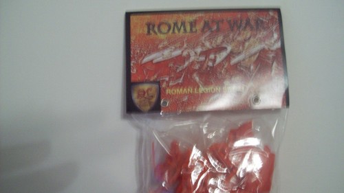 MIB w/header card, Conte' Romans Set # 1 in red, 16 figures, 60mm scale ...