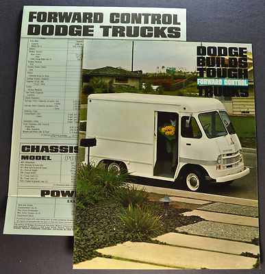 1964 Dodge Forward Control Parcel Delivery Van Truck Brochure P100 P200 ...