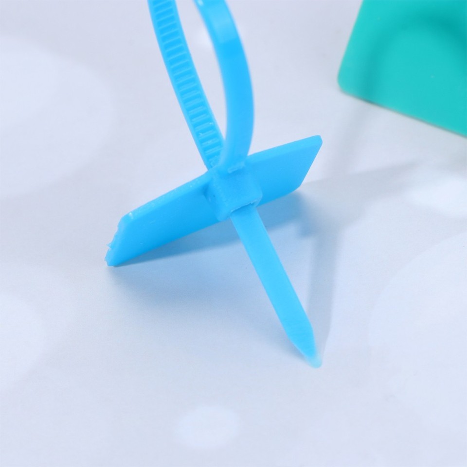 100 Pcs Zip Ties Network Cable Identification Tag Multi-color Labels ...