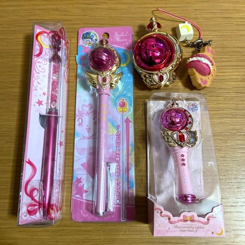 Sailor Moon Cutie Moon Rod Set Pen Mini Tablet Mirror Strap Unused | eBay