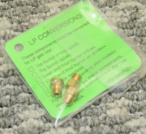 Liquid Propane LP Conversion Kit 84L Set of 4 Whirlpool - 245B1840P001 ...