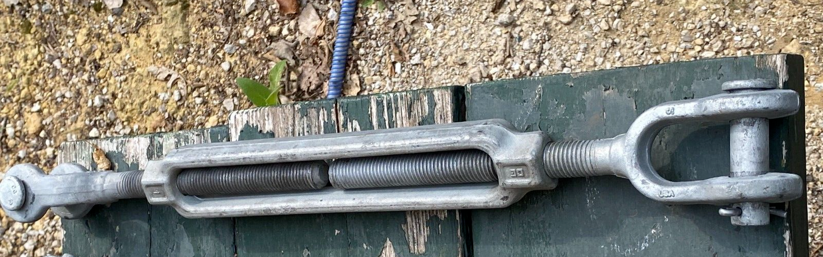 CROSBY JAW & JAW GALVANIZED TURNBUCKLE - 1" " - 10 000lb Load Cap- #HG ...