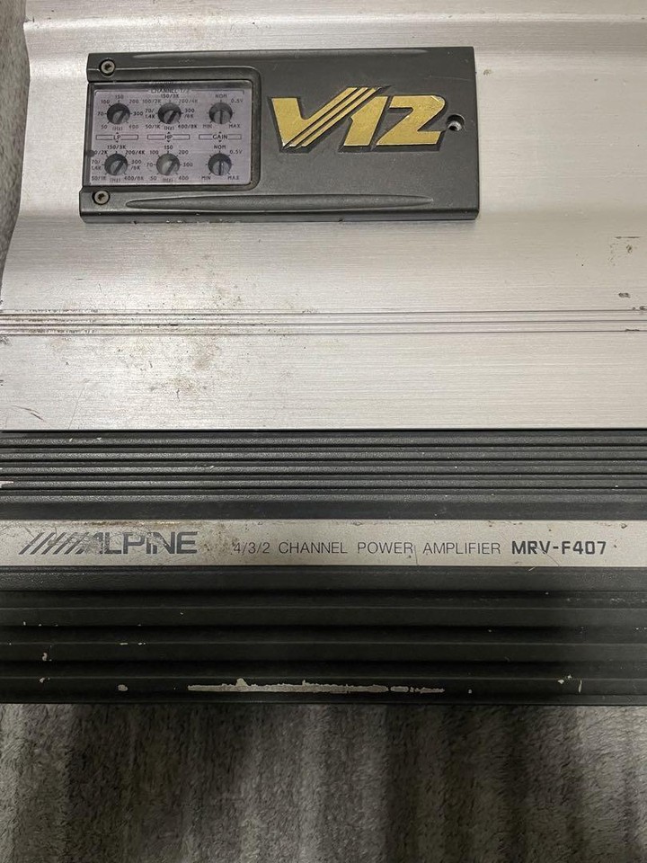 ALPINE MRV F407 Power Amplifier | eBay
