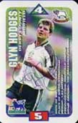 Glyn Hodges - Derby - Signed Trading Card - COA - (10072) | eBay UK