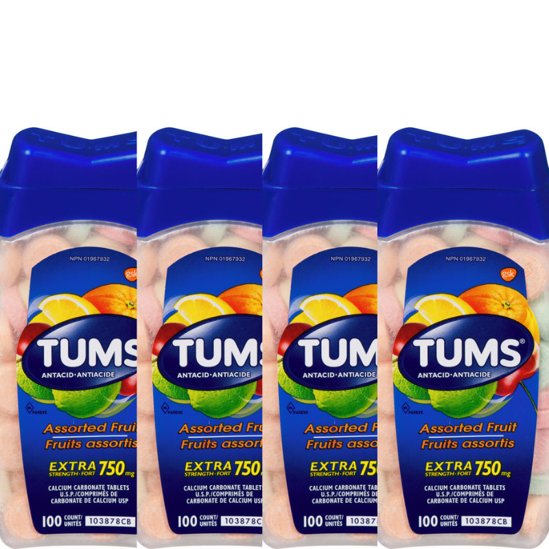 Tums extra strength, 4 x 100 Count 4 Pk Long Expiry From Canada | eBay