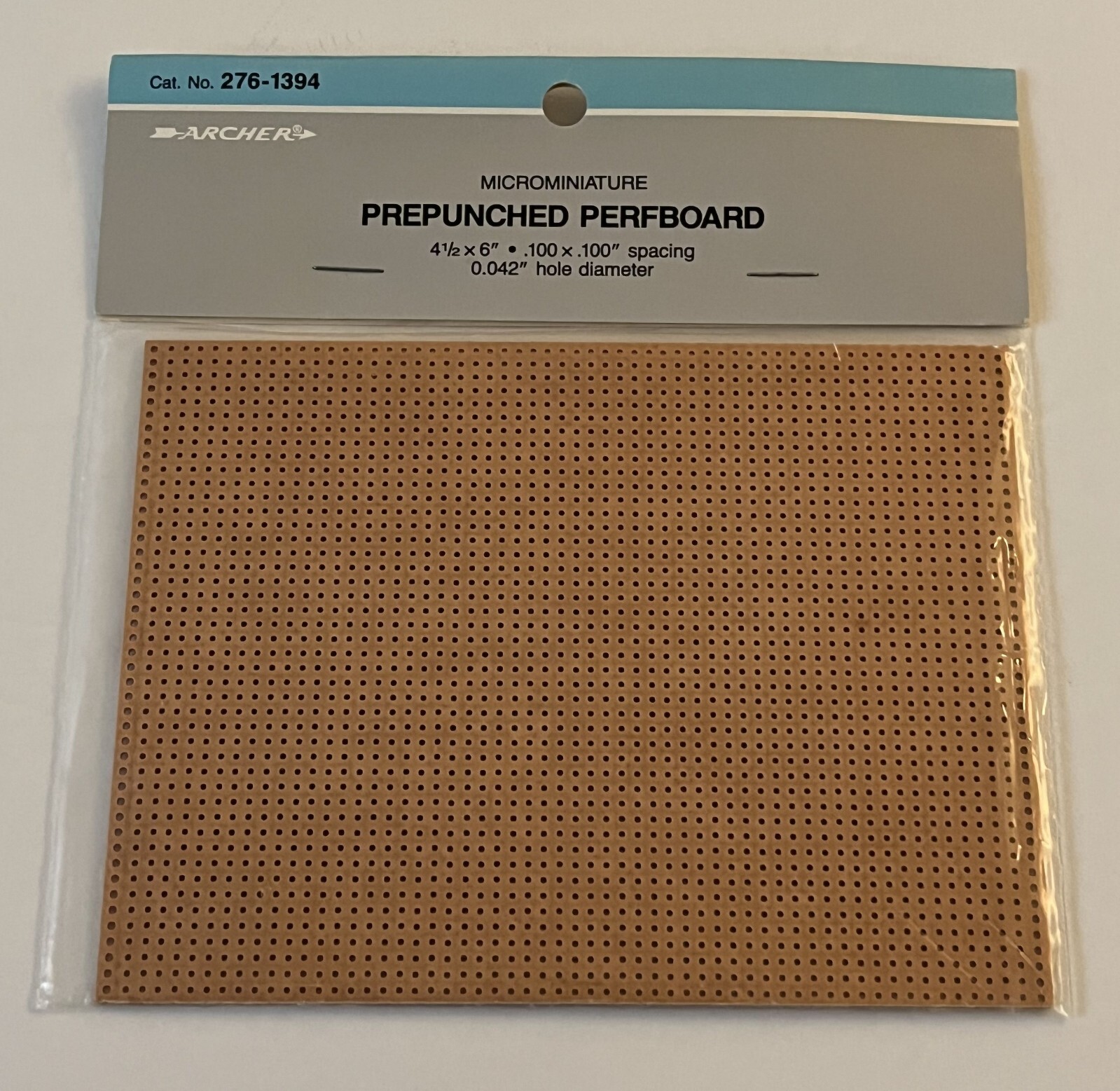Radio Shack Pre-Punched IC-Spacing Perfboard (2761394) for sale online ...