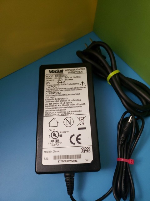 Viasat Surfbeam 2 Satellite Modem Model Rm4100 and Power AC Adapter ...