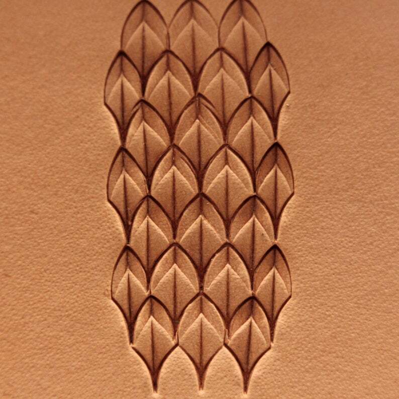 Leather Stamp Tool Leather Crafting Crafts Brass Dragon Scale Stamps ...