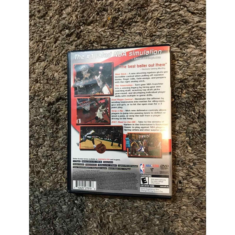 NBA 2K6 PS2 Black Label 710425278198| eBay