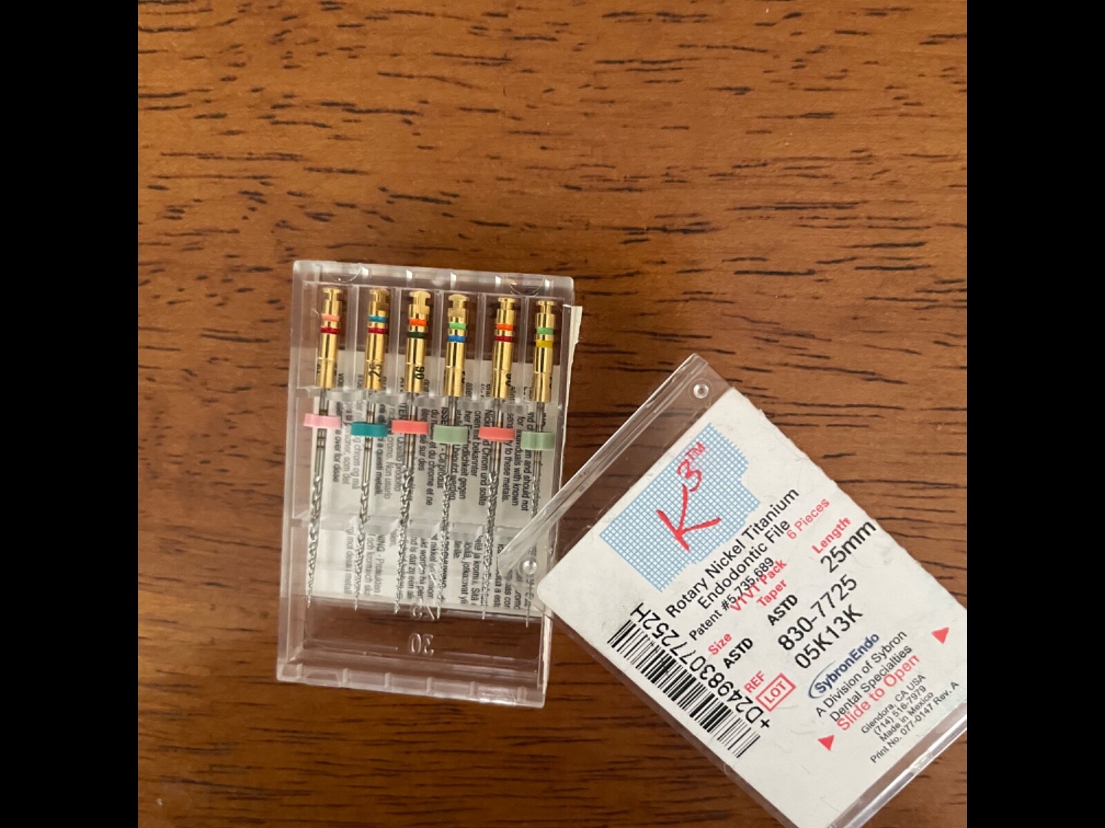 K3 SYBRON ENDO NICKLE TITANIUM ASST SIZE/ASST TAPER/25MM | eBay