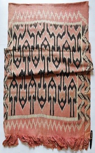 19C Toraja Warp Ikat Textile - Handwoven Ritual Cloth, Sulawesi ...