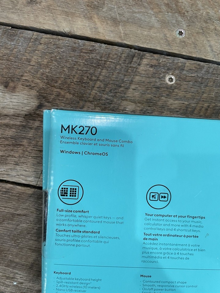 Logitech MK270 Wireless Keyboard and Mouse Combo (920-004536) | eBay