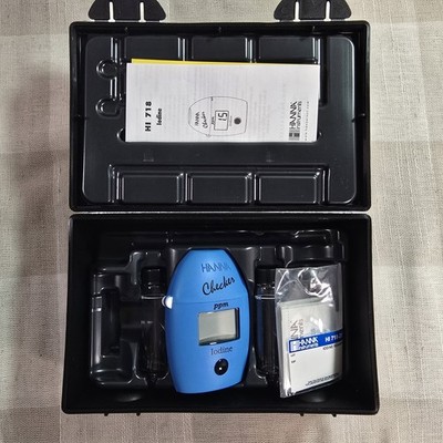 Hanna Instruments HI 718 Checker HC Handheld Colorimeter Iodine | eBay
