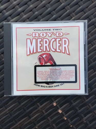 RARE ROY D MERCER How Big'a Boy Are Ya Vol. 2 CD PROMO STICKER ...