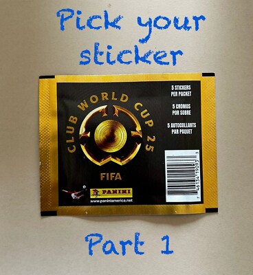 Panini FIFA Club World Cup Stickers - Pick your sticker - Part 1 | eBay