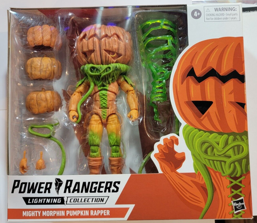 Mighty Morphin Power Rangers Pumpkin Rapper Lightning Collection Figure ...