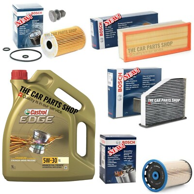 COMPLETE BOSCH SERVICE KIT FOR VW PASSAT CC 2.0 TDI BLUEMOTION ...