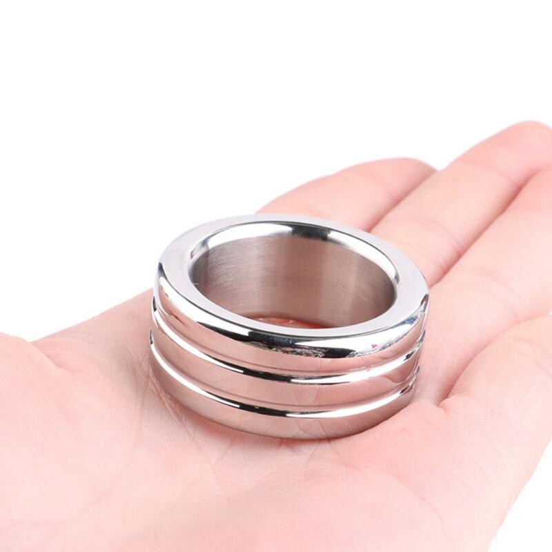 Thick Heavy Duty Stainless Steel Metal Silver Male Rings Stretcher ...