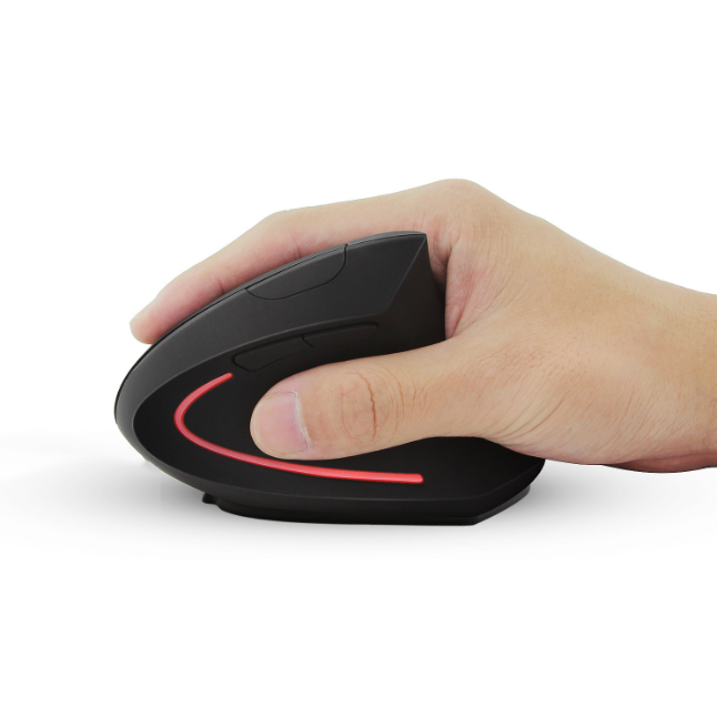 Wireless vertical mouse 2.4G ergonomic mouse battery mouse computer ...