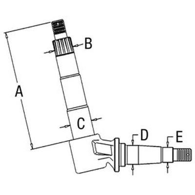 A57443 Spindle Right or Left Hand Fits Case 930 1030 Late Tractors | eBay