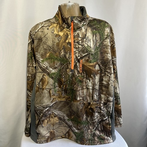 Nomad 1/4 Zip Pursuit Pullover Realtree Xtra Camo Moisture Management ...