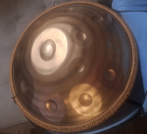 Adult Handpan Drum 22 inch 12 Notes 440Hz D Minor Kurd Steel Handpan ...