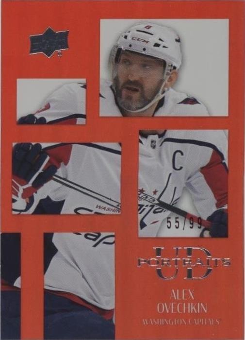 2024-25 Upper Deck Series 2 - Ud Portraits Alex Ovechkin #P42 Red /99 ...
