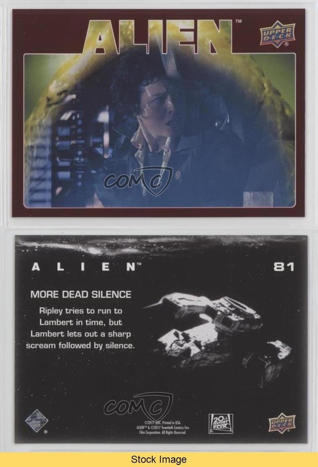 2017 Alien Movie Red Foil Retro Ellen Ripley More Dead Silence #81 READ ...
