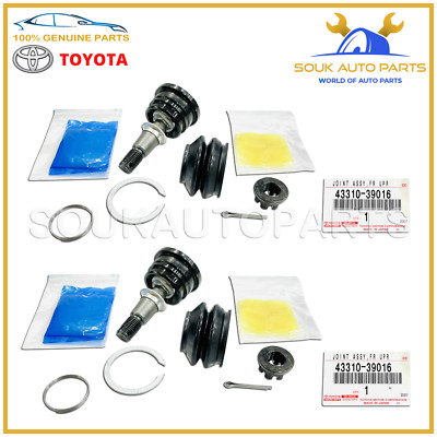 43310-39016 Genuine Toyota JOINT ASSY, FRONT UPPER BALL, RH/LH SET OF 2 ...