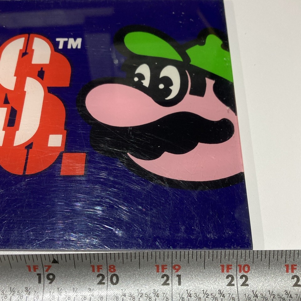 Mario Bros. ARCADE MARQUEE Vintage Original Nintendo 1983 | eBay