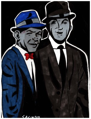 FRANK AND DEAN COLOR PINUP~ANTHONY CACIOPPO~NEW ART | eBay