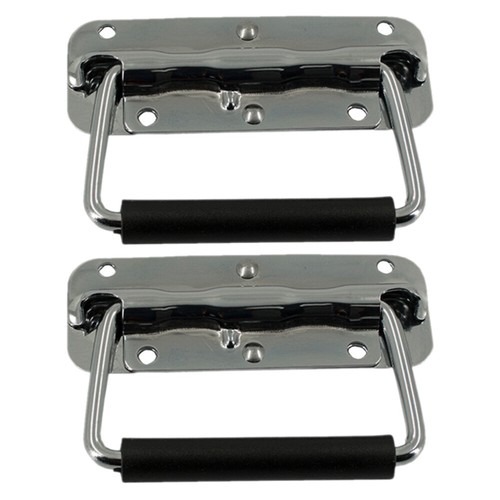 2PCS Tool Box Handle Replacement Black Cabinet Pulls Metal Handles ...