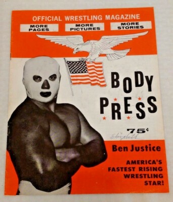 Wrestling Arena Program Detroit Territory BODY PRESS 1969 WWF NWA Ben ...