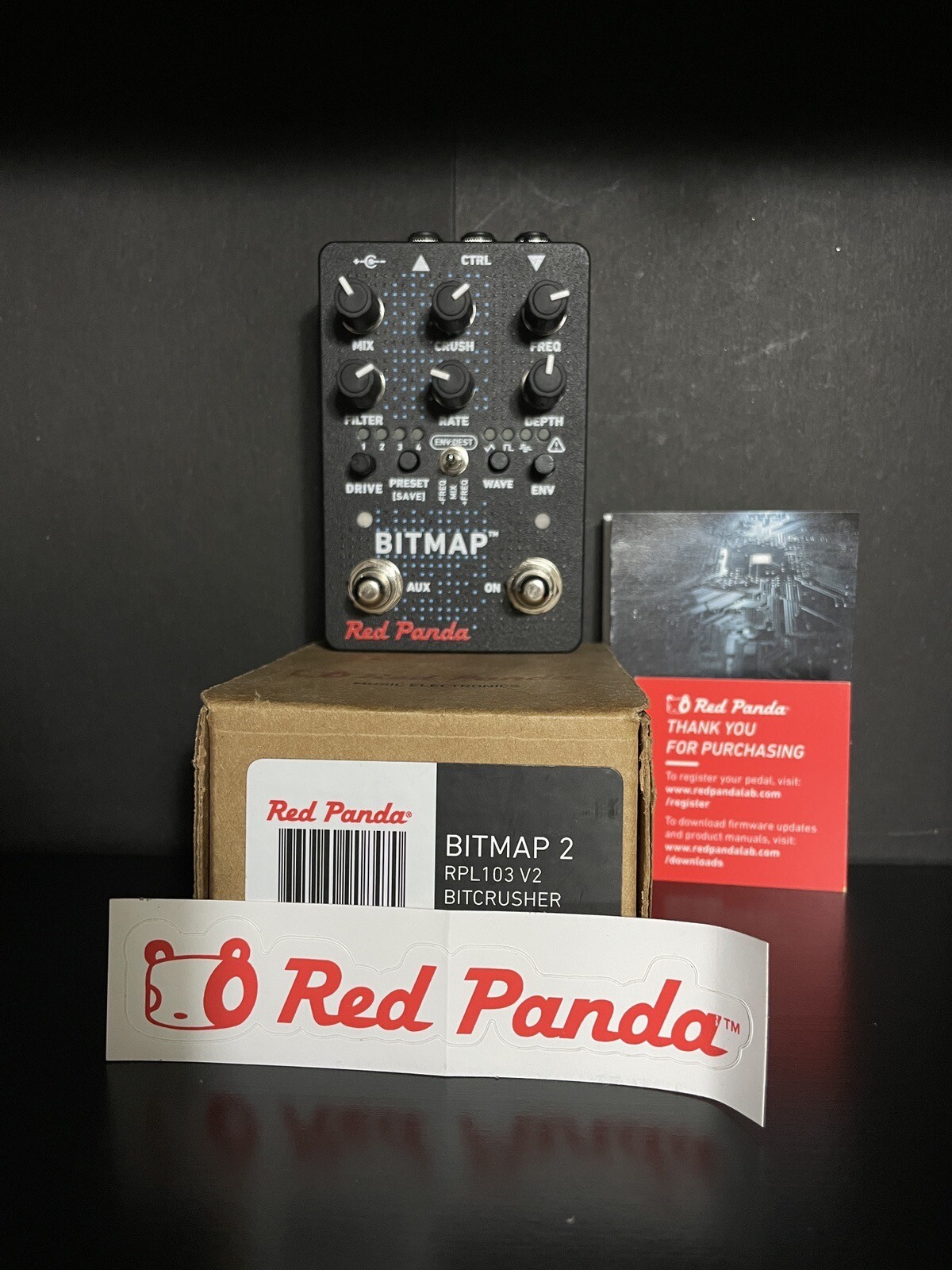 Red Panda Bitmap 2 Bit Crusher Pedal V2 for sale online | eBay
