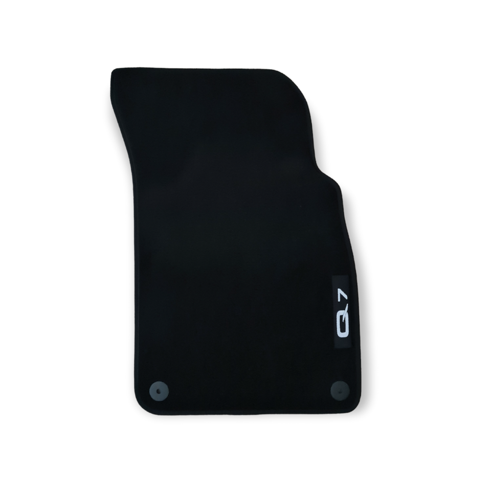 Velour Car Floor Mats For Audi Q7 SQ7 Waterproof Black Carpet Rugs Auto ...