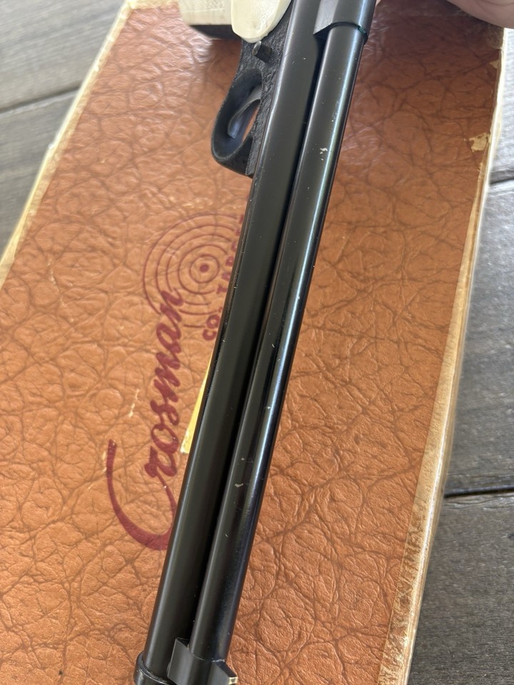 Vintage Crosman 112 CO2 Pellet Pistol .22 w/Bulk Fill Tank + Box ...