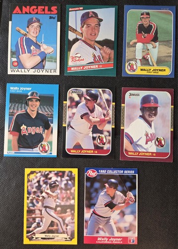 Wally Joyner Rookie & Base Card Lot (8) California Angels 1986-1992 | eBay