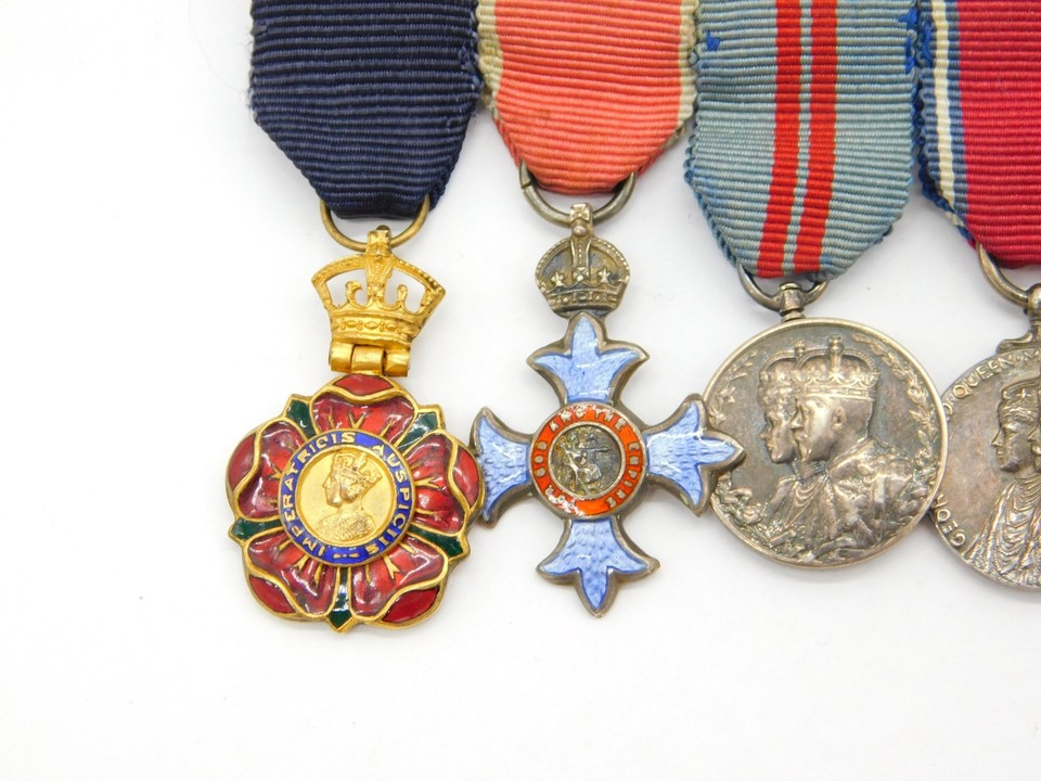 British High-Ranking Officer Dress Medal Group MBE, CBE, Jubilee ...