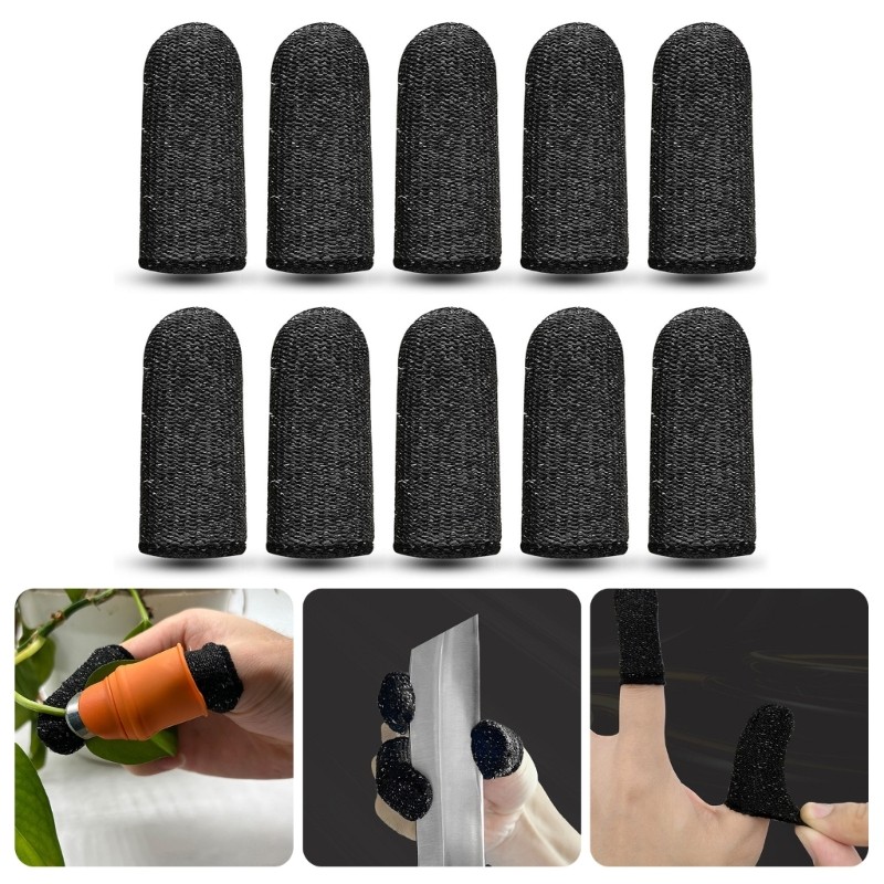10Pcs Finger Guards Cut-resistant Finger Gloves For Safe DIY Creation ...