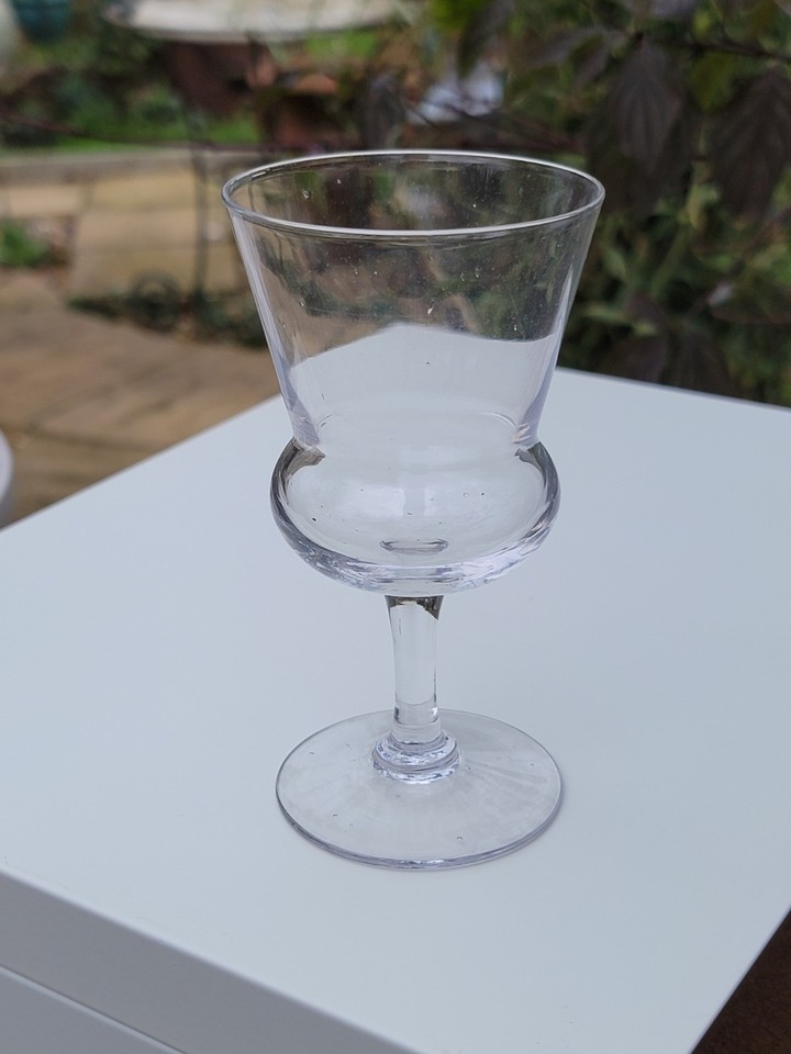 Antique Victorian Drinking Glass with T-Shaped Pontil Mark – Hand-Blown ...