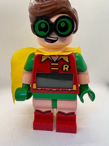 LEGO Robin Alarm Clock Digital Posable Light Lego Movie boys room decor ...