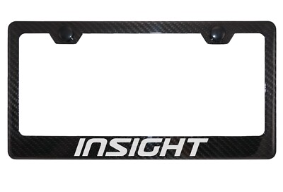 Carbon Fiber License Plate Frame for Insight | eBay