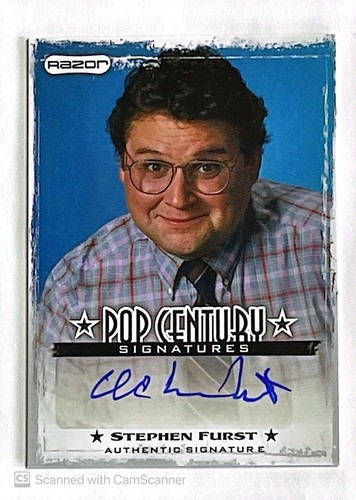 Stephen Furst 2010 Razor Leaf Pop Century Autograph Babylon 5 Animal ...