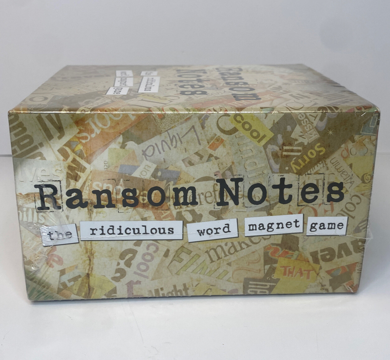 Ransom Notes The Ridiculous Word Magnet Party Board Game 3-6 Players ...