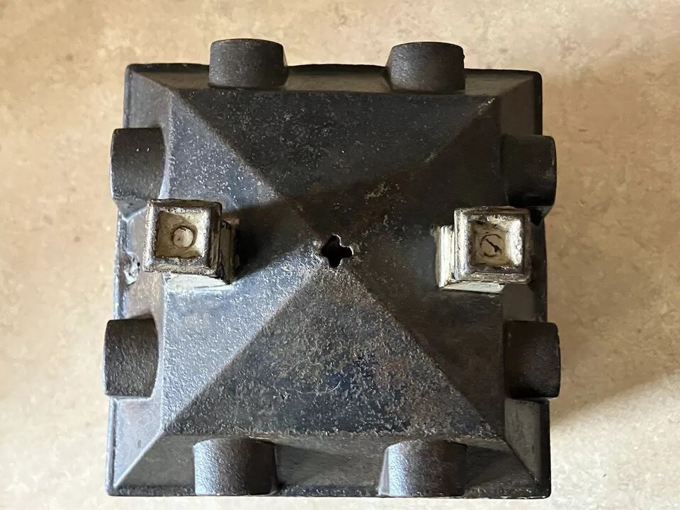 Antique J & E Stevens Original 1870’s Cast Iron Mechanical Novelty Coin ...