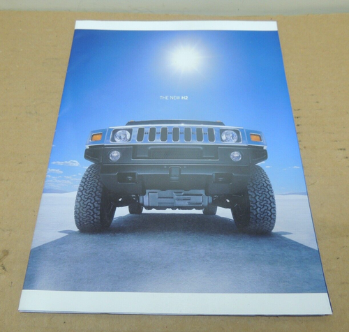 2003 Hummer H2 Original Car Sales Brochure Catalog Poster | eBay